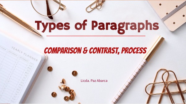 C & C Paragraph, Process paragraph. | Genially