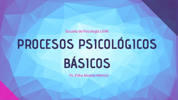 Procesos Psicológicos Básicos | Genially