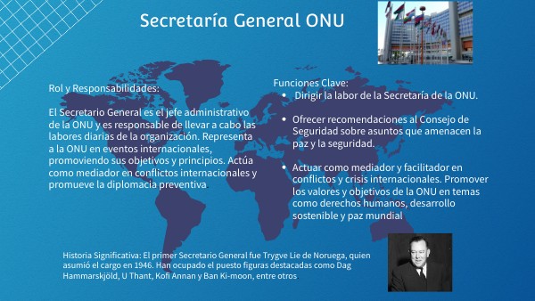 secretaria general ONU