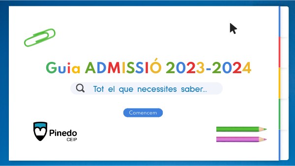 ADMISSIÓ CURS 22-23 | Genially
