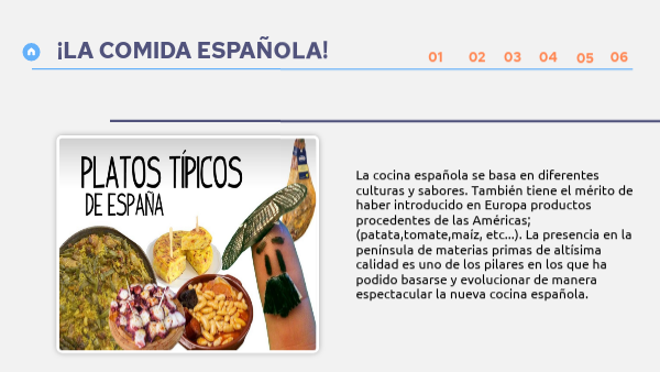 COMIDA ESPAÑOLA | Genially