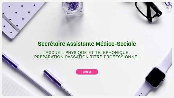 Préparation PASSATION TITRE PROFESSIONNEL