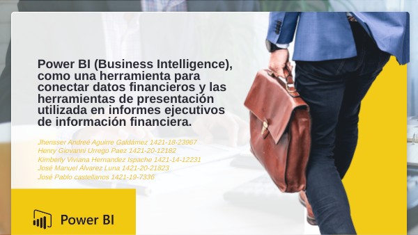 PRESENTACION POWER BI FINANZAS | Genially