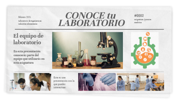Equipo de laboratorio