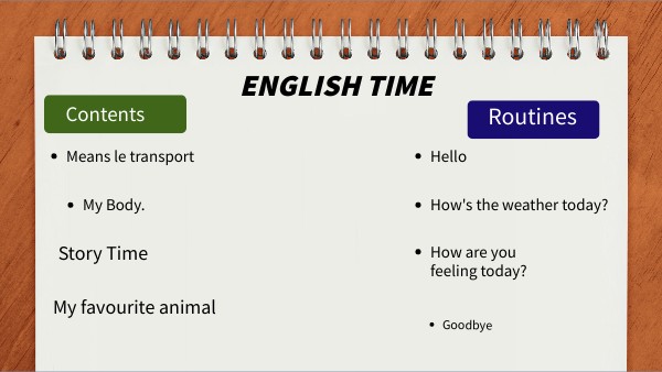 English Time | Genially