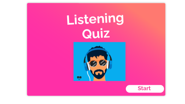 Listening Quiz verb to be | Genially