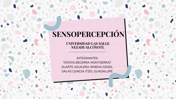 SENSOPERCEPCIÓN | Genially