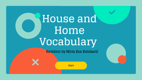 House and home vocabulary | Genially