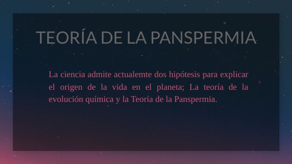 Panspermia