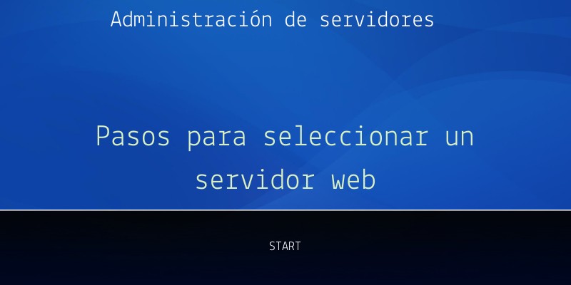 Seleccionar Servidor Web | Genially