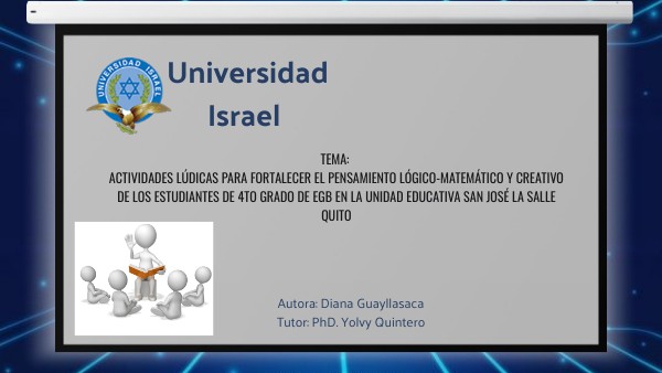 PRESENTACIÓN DEL PROYECTO UISRAEL