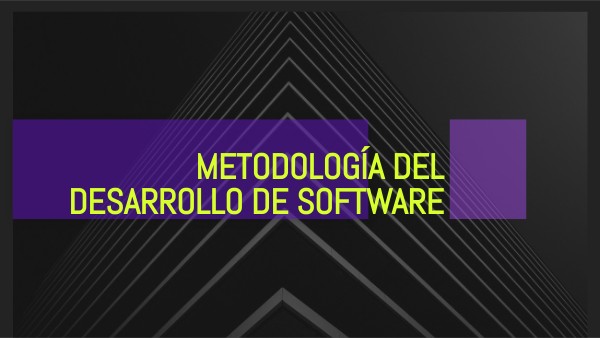 Tipos de metodologías de desarrollo de software | Genially