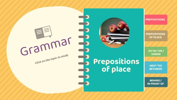 prepositions | Genially