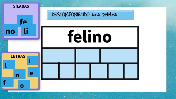 Descomponer palabras | Genially