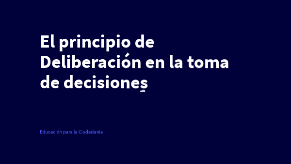 DELIBERACIÓN