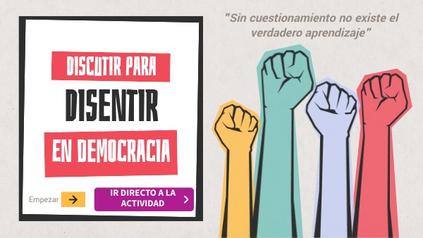 Discutir para disentir