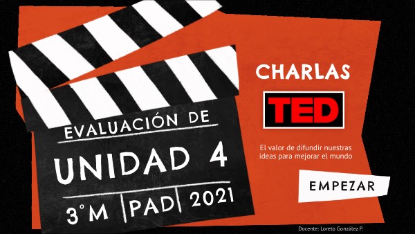 Evaluación de unidad-CHARLA TED | Genially