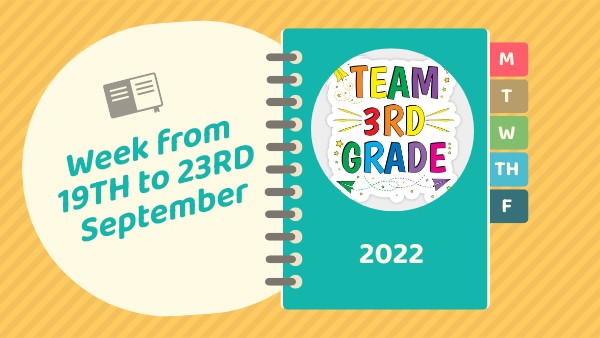 - WEEK FROM 19 TO 23 SEP- 3rdGRADE | Genially