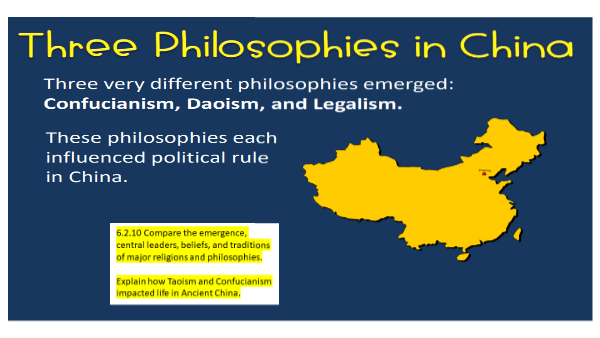 3 Chinese Philosophies | Genially