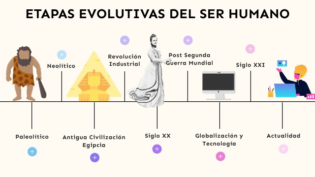 STAGES OF HUMAN EVOLUTION | Genially