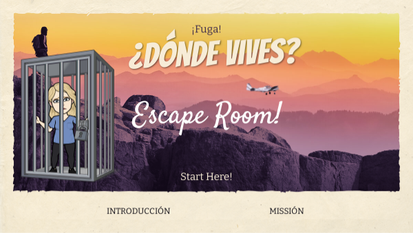 ¿Donde vives? Breakout S2 Spanish | Genially