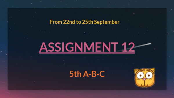 Assignment 12 5to A B C | Genially