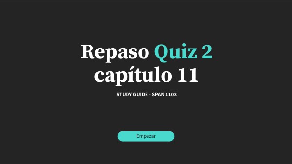 Repaso cap. 11 | Genially