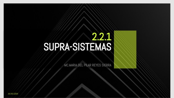 SUPRA-SISTEMAS
