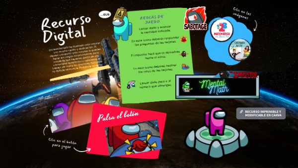 Mental Math Among us | Genially