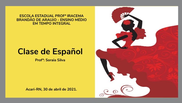 PRESENTACIÓN 1ª CLASE ESPAÑOL | Genially