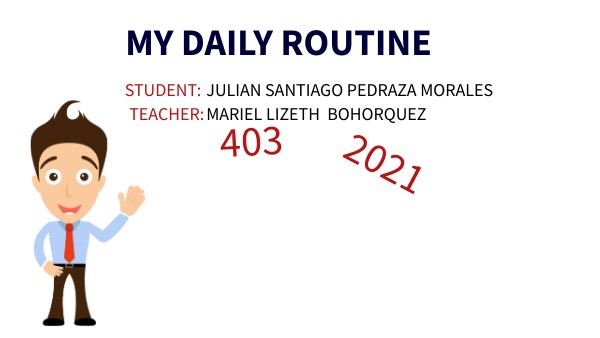 MY DAILY ROUTINE | Genially