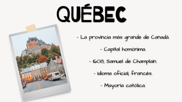 Quebec y Suiza | Genially