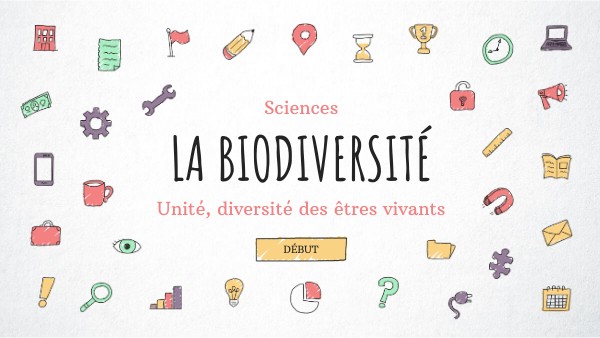 SCIENCES - La biodiversité | Genially