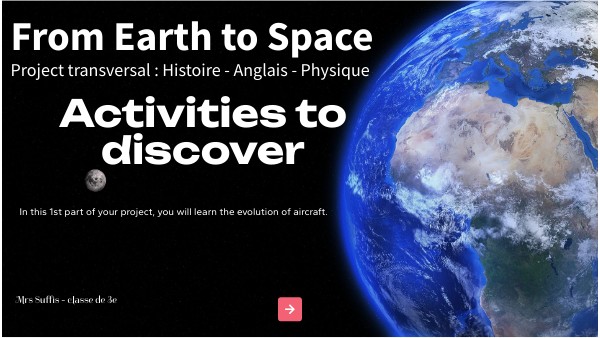 3e- From earth to Space