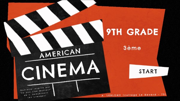 AMERICAN CINEMA (9th Grade ESL) | Genially