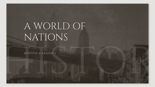 A WORLD OF NATIONS | Genially