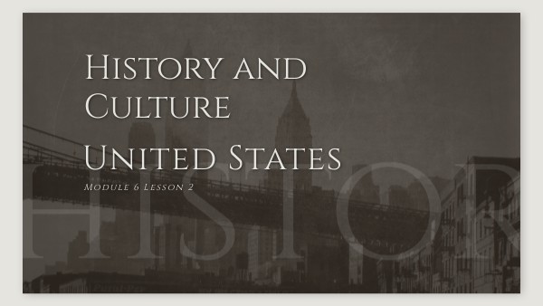 US History and Culture | Genially