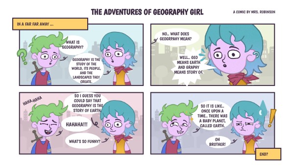 What is Geography Comic | Genially