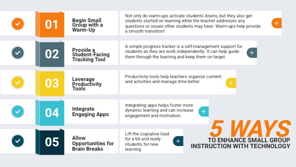 5 Ways to Enhance Small Group Instruction with Technology