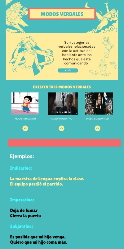 MODOS VERBALES | Genially