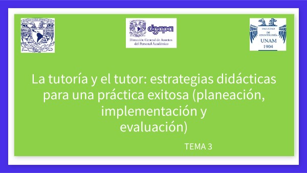 CURSO TUTORIA SESIÓN 32023 | Genially