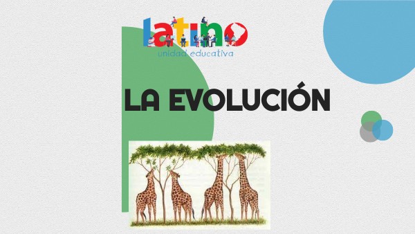 LA EVOLUCIÓN