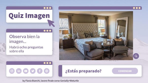 QUIZ MUEBLES Y OBJETOS DE LA CASA | Genially