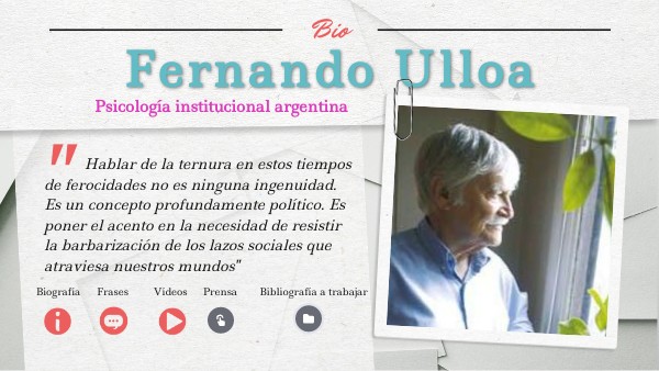 Bio Fernando Ulloa | Genially