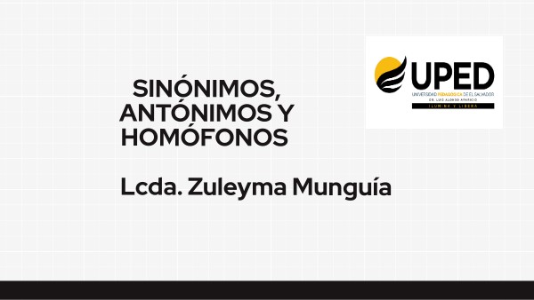 SINÓNIMOS | Genially