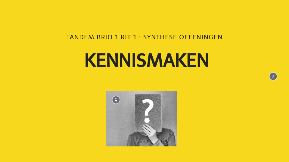 BRIO 1 RIT 1 SYNTHESE OEFENINGEN | Genially