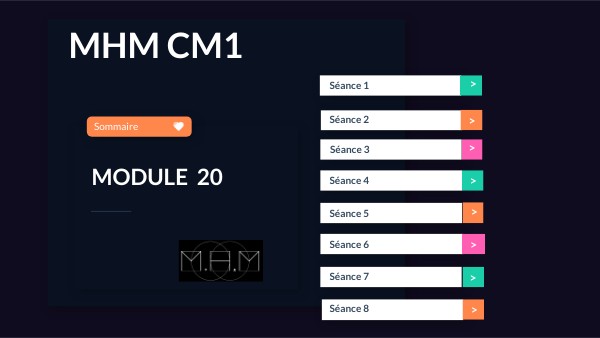 Module 20 MHM CM1 | Genially