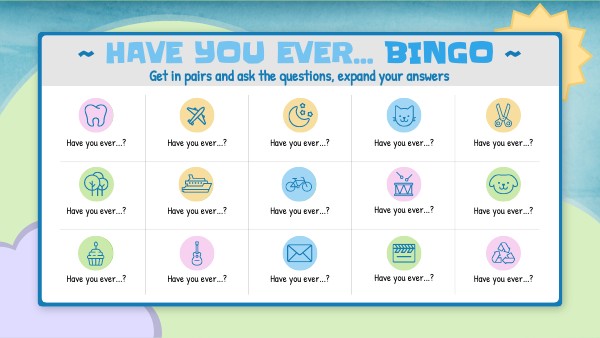Present Perfect BINGO | Genially