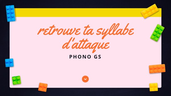 identifier une syllabe d'attaque ca ou bo, phono, GS | Genially