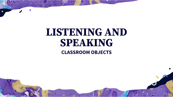 UNIT 2: LISTENING AND SPEAKING (8VO) | Genially